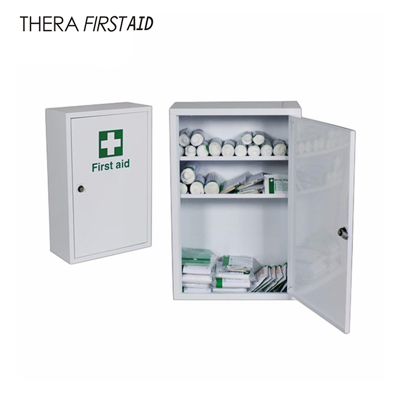 Wall Mounted Empty Metal First Aid Cabinet For Workplace And Office ...